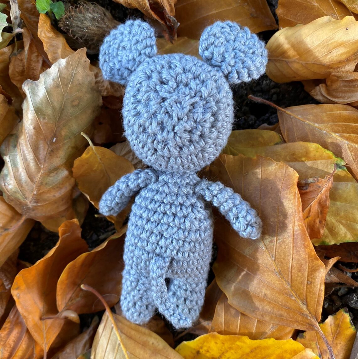 Mini mus - Hækleopskrift